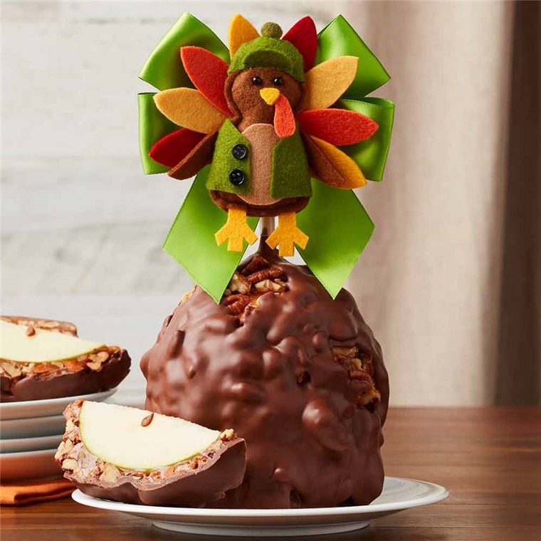 Mr. Turkey Jumbo Caramel Apple | Mrs Prindables
