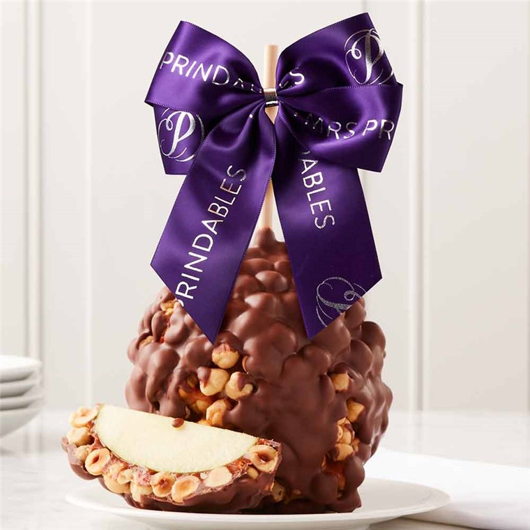 Choco Hazelnut Signature Jumbo Caramel Apple | Mrs Prindables
