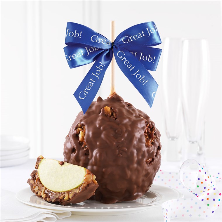 Milk Chocolate Walnut Pecan Great Job Jumbo Caramel Apple | Mrs Prindables