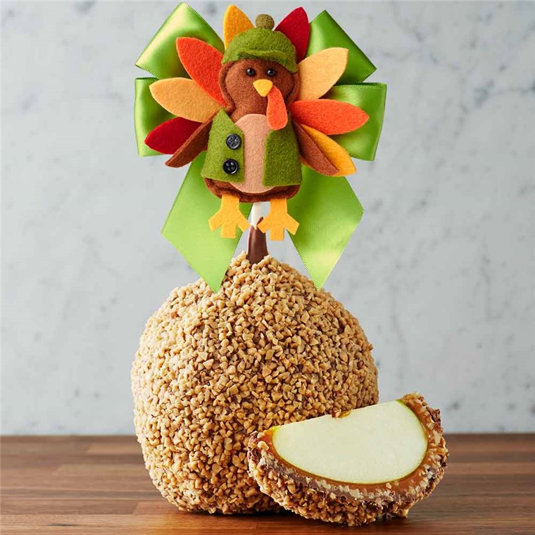 Mr. Turkey Jumbo Caramel Apple | Mrs Prindables